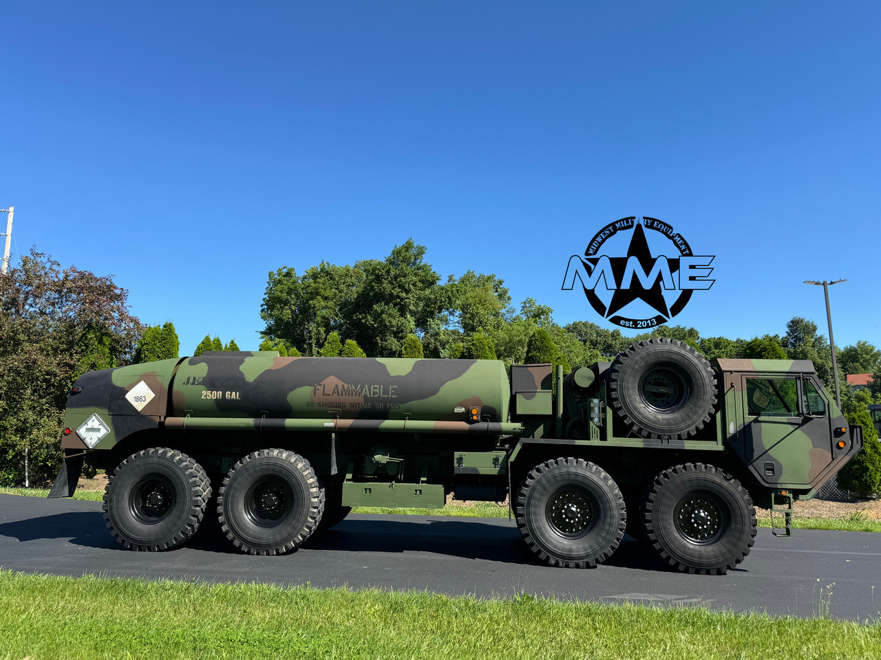 1990 Oshkosh M978 Hemtt Fuel Tanker Truck 8x8