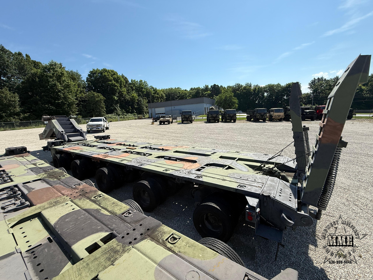 M1000 70 Ton Heavy Equipment Transporter Trailer