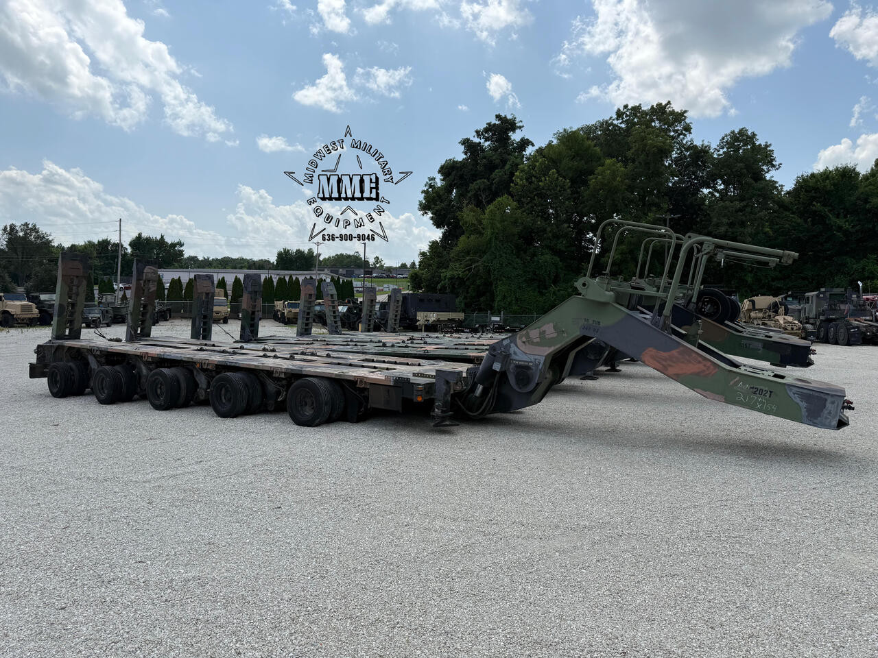 M1000 70 Ton Heavy Equipment Transporter Trailer