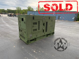 2009 MEP-805B 30KW 60Hz Military Diesel Generator & Trailer