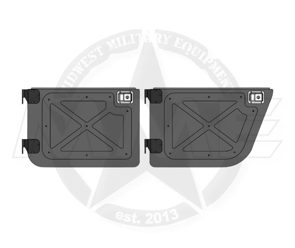 1/4" Aluminum Half Door Kit FOR HMMWV / HUMVEE HUMMER