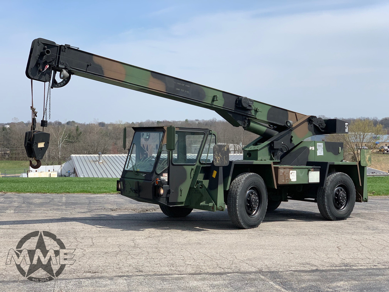 Koehring (TEREX) LRT 110 7.5 Ton Lifting Capacity 4X4 Rough Terrain Crane