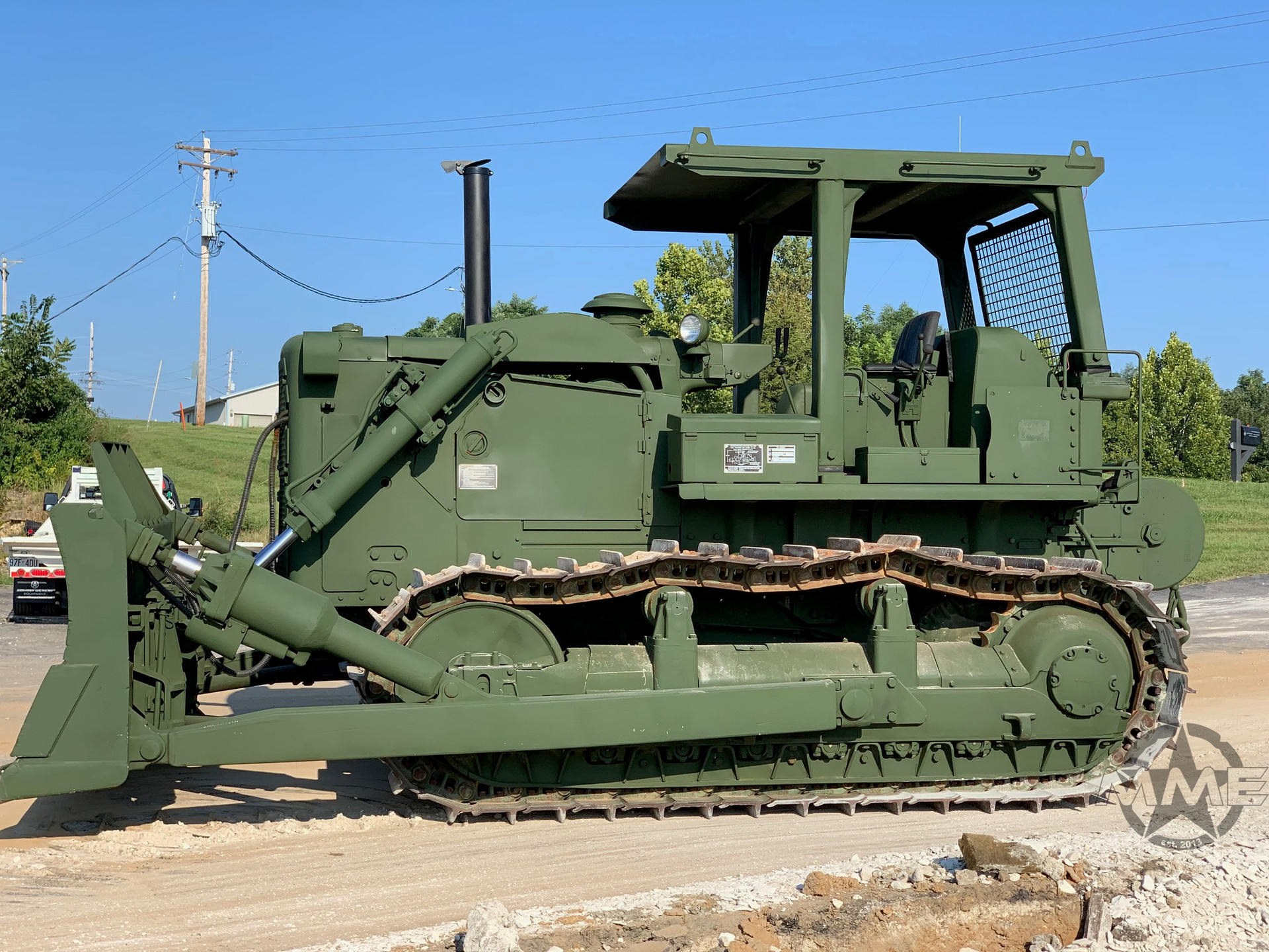 Caterpillar D7-F Dozer With Hyster Rear Winch