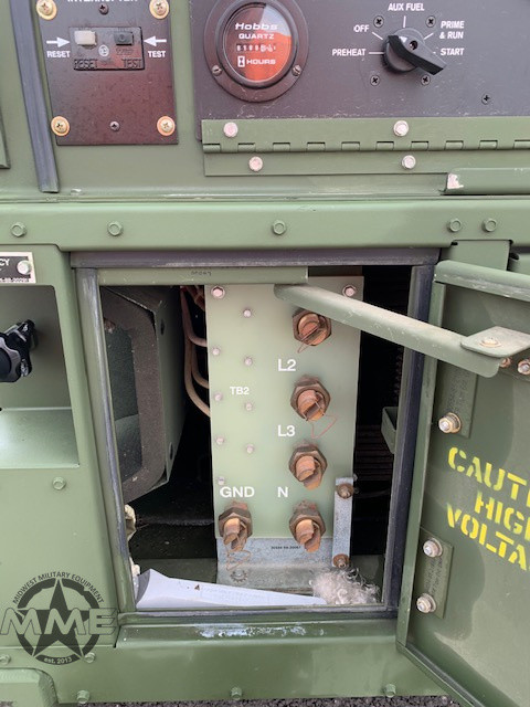 2011 MEP803A 10KW DIESEL QUIET GENERATOR 120/240/208 V AC 60HZ