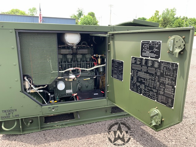 2011 MEP803A 10KW DIESEL QUIET GENERATOR 120/240/208 V AC 60HZ