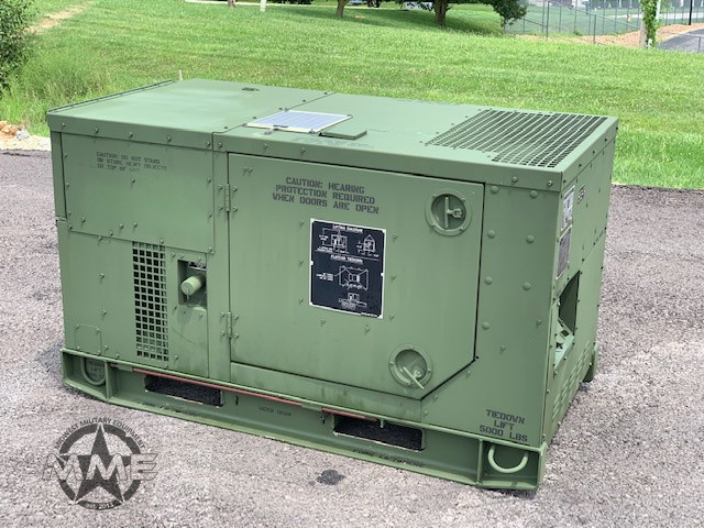 2011 MEP803A 10KW DIESEL QUIET GENERATOR 120/240/208 V AC 60HZ