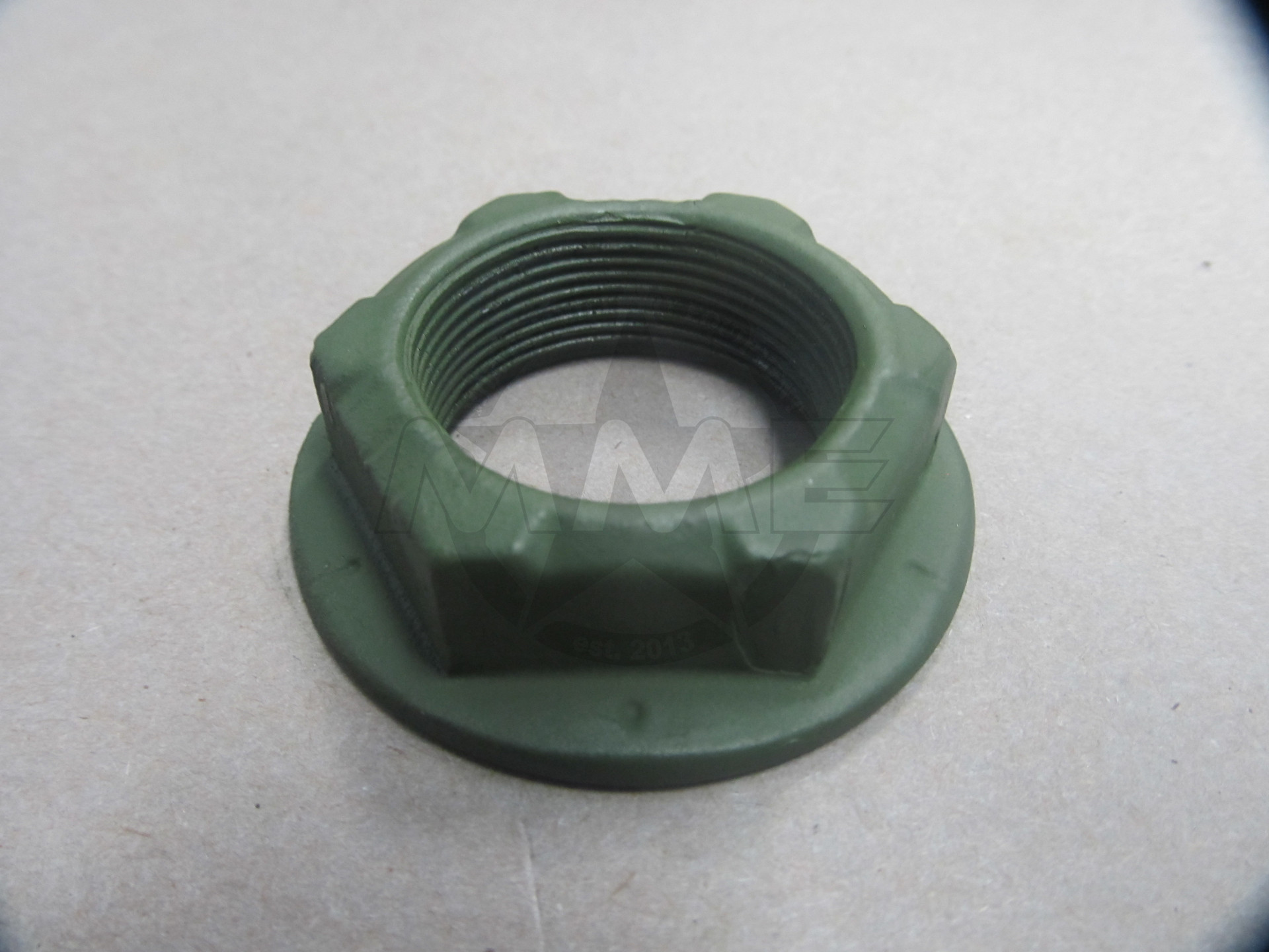 DRIVE SHAFT NUT TRANSFER TO FRONT AXLE