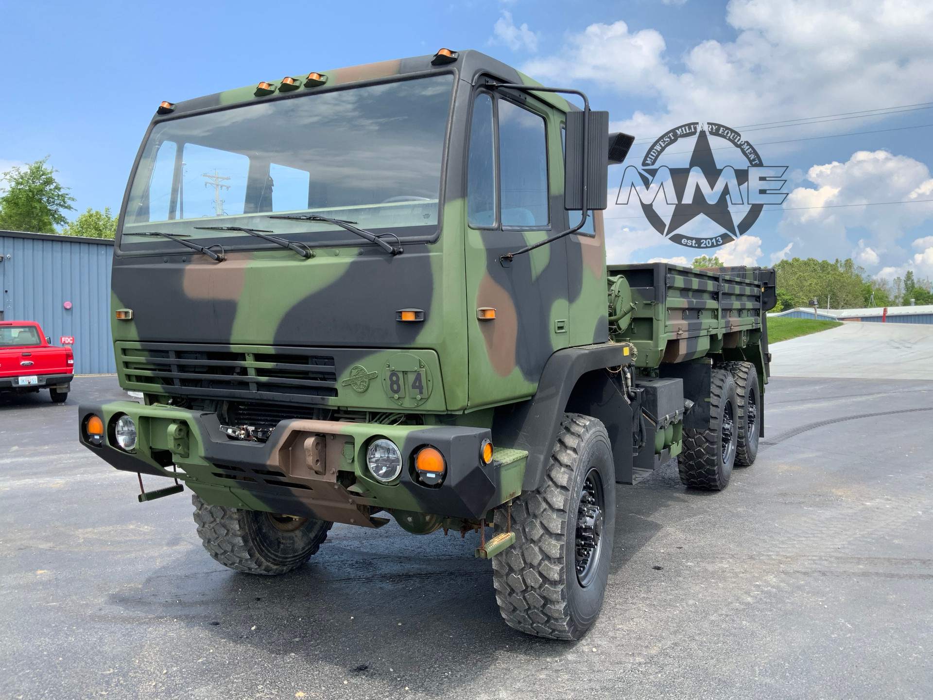 2000 STEWART & STEVENSON M1084A1 5 TON 6X6 Cargo TRUCK W/ REAR MATERIAL ...