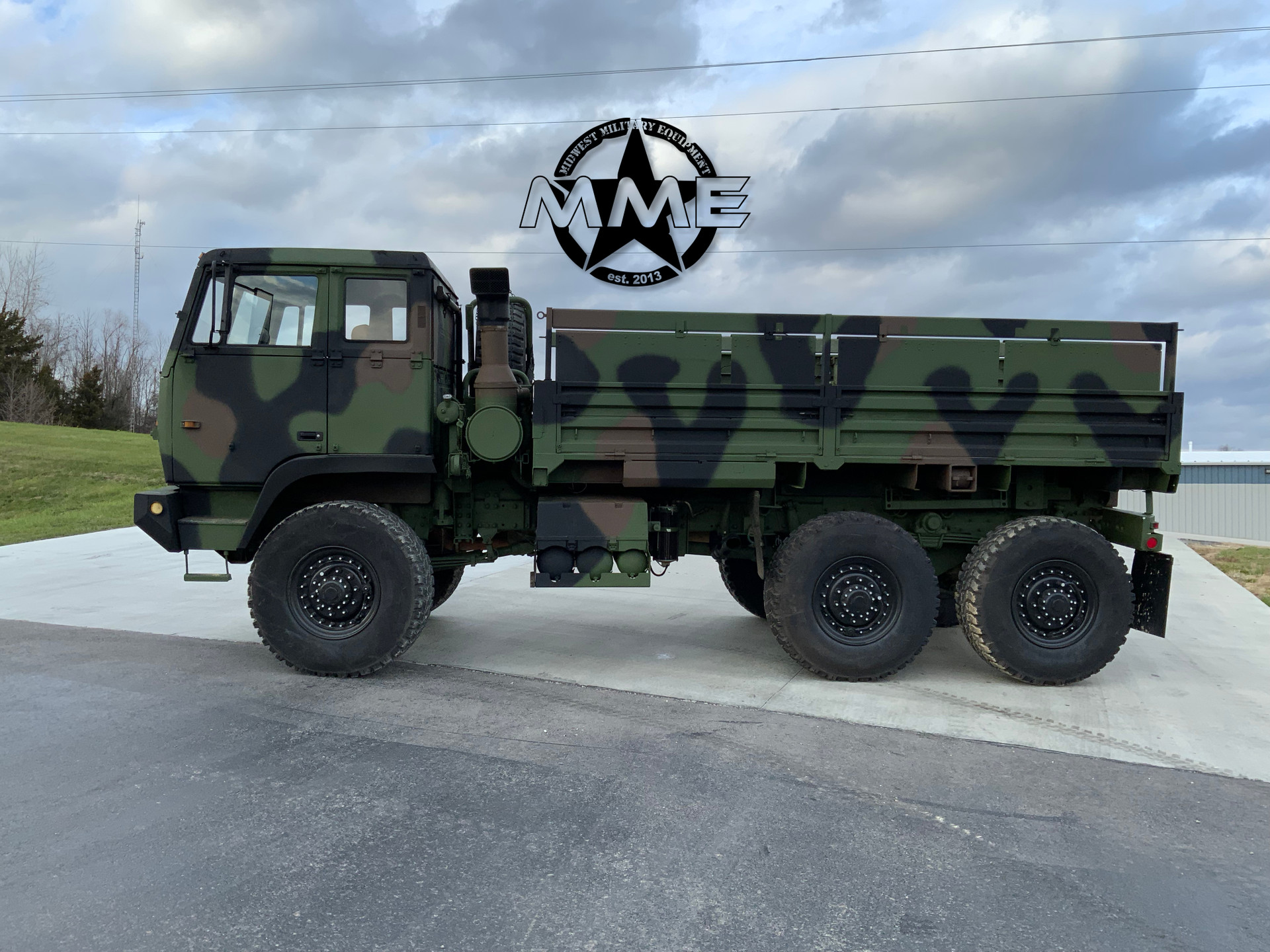 1996 Stewart & Stevenson M1093 5 Ton Military MTV Cargo Truck