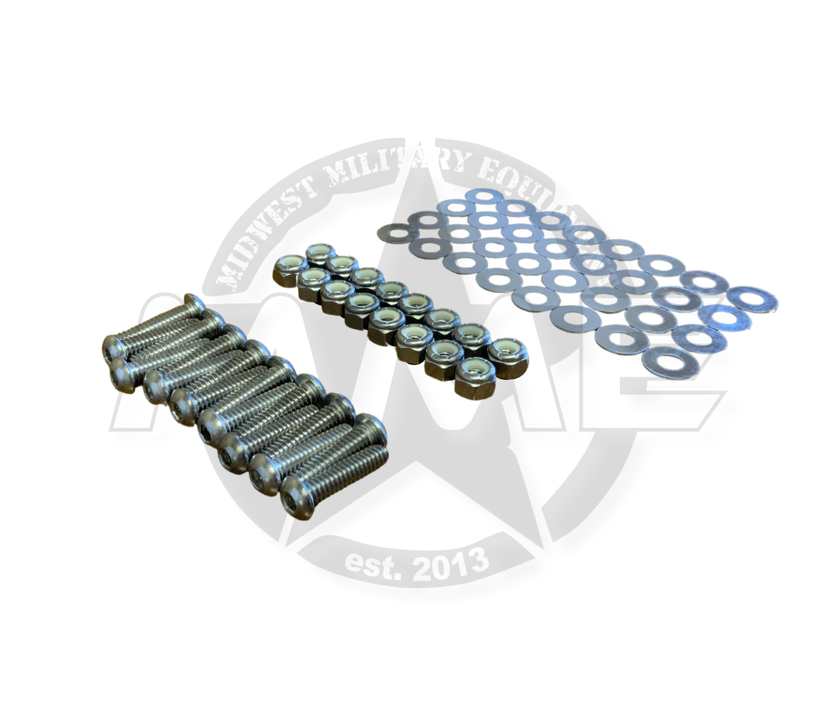 Stainless Steel Hardware Kit For Humvee / HMMWV Half Hinges