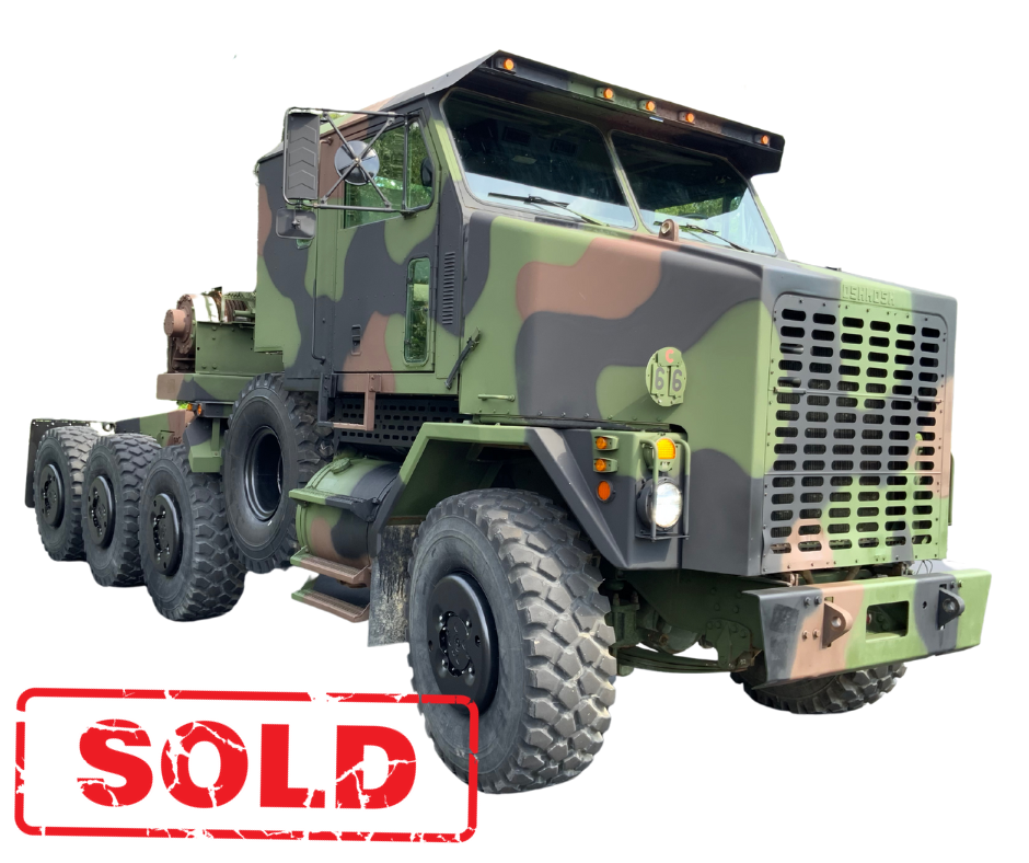 1994 Oshkosh M1070 HET 8x8 Military Heavy Haul Semi Tractor Truck