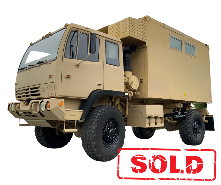 1998 Stewart Stevenson M1079 Camper Truck - Midwest Military Equipment