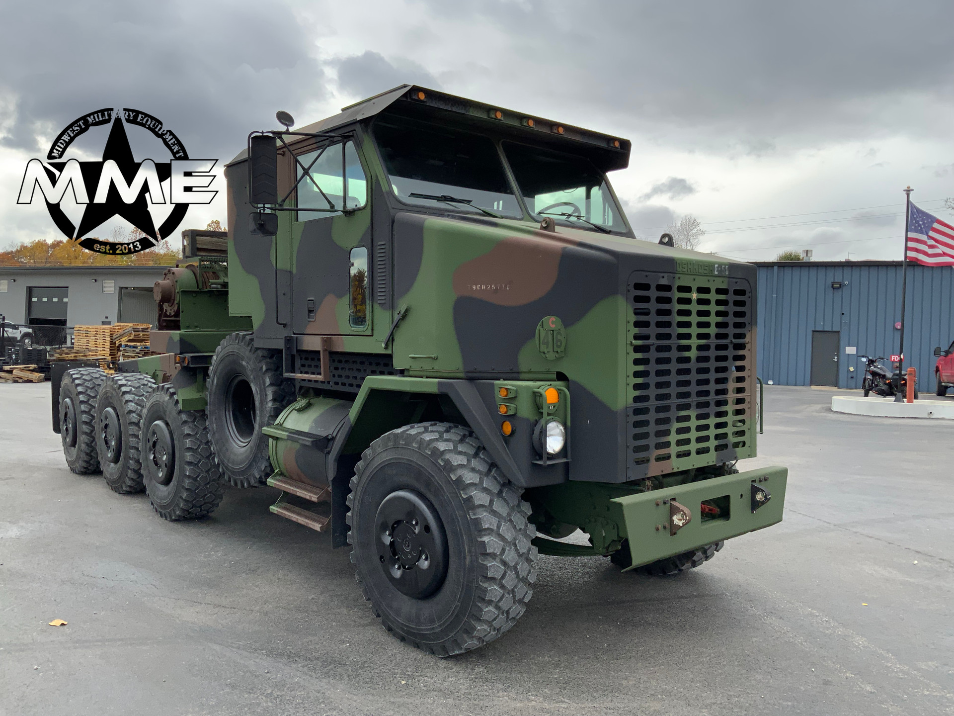 1994 Oshkosh M1070 8x8 HET Military Heavy Haul Truck Tractor Overhauled ...