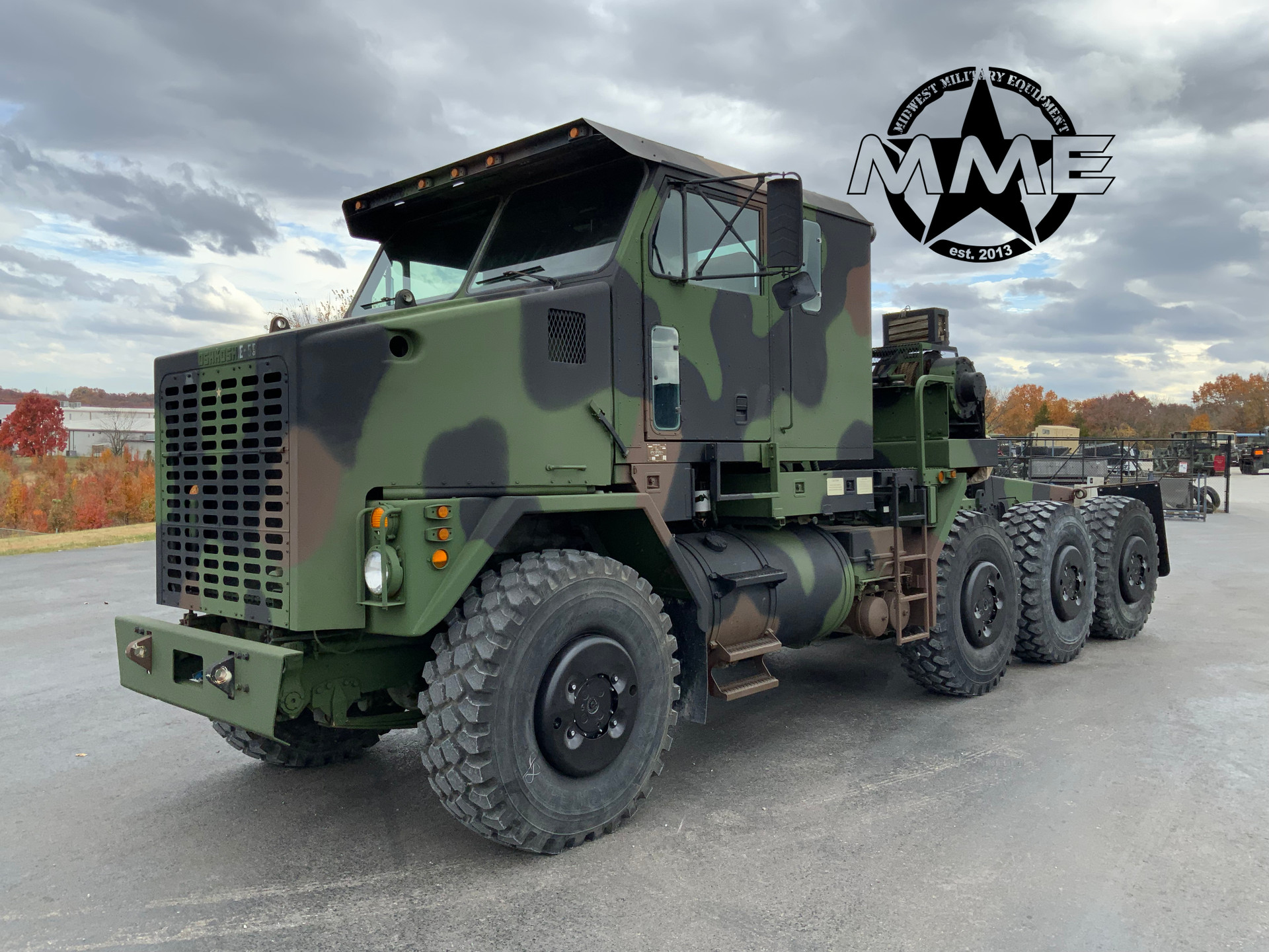 1994 Oshkosh M1070 8x8 HET Military Heavy Haul Truck Tractor Overhauled ...
