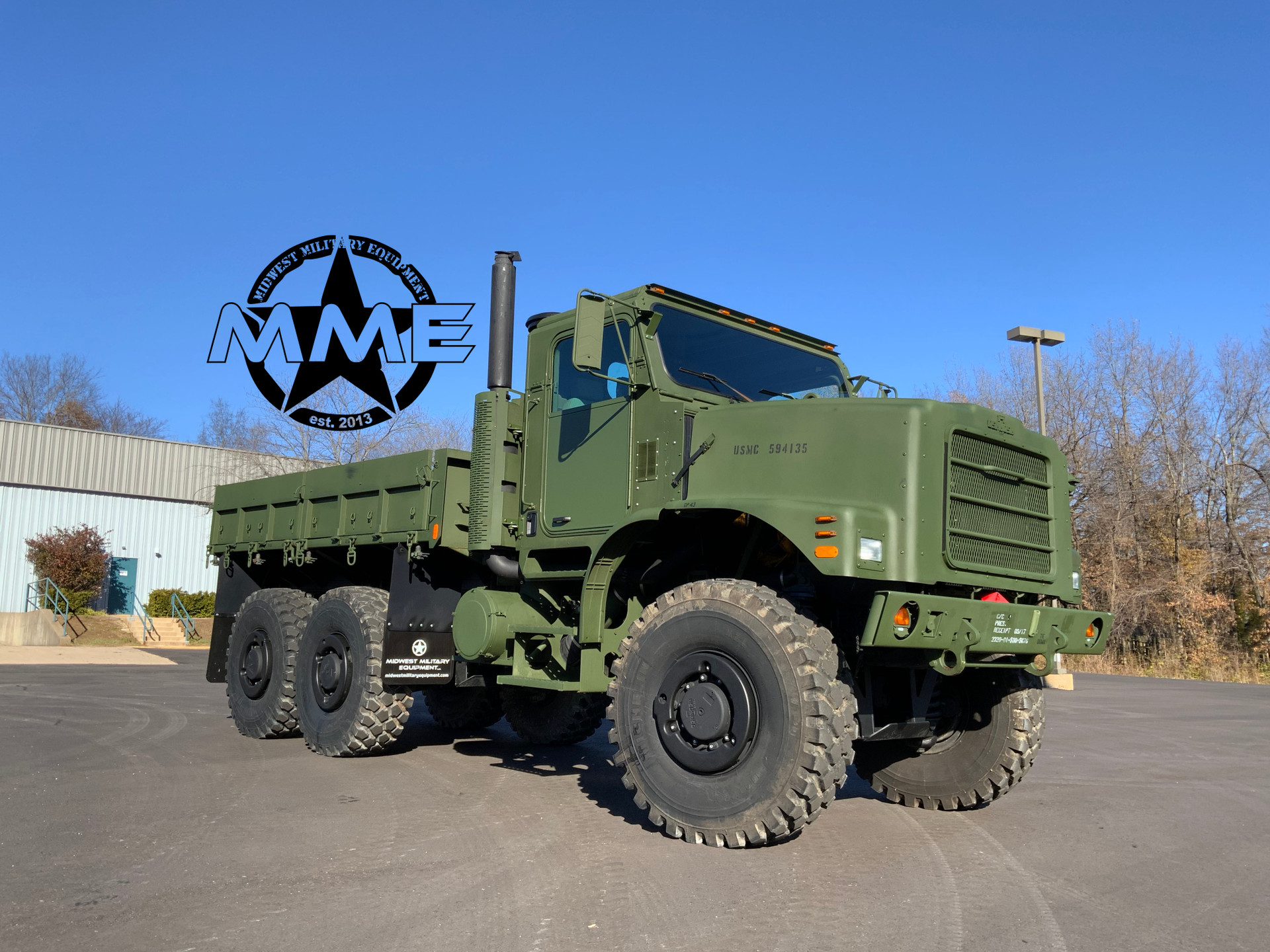 2016 Oshkosh MK23 7 Ton MTVR 6x6 Cargo Truck