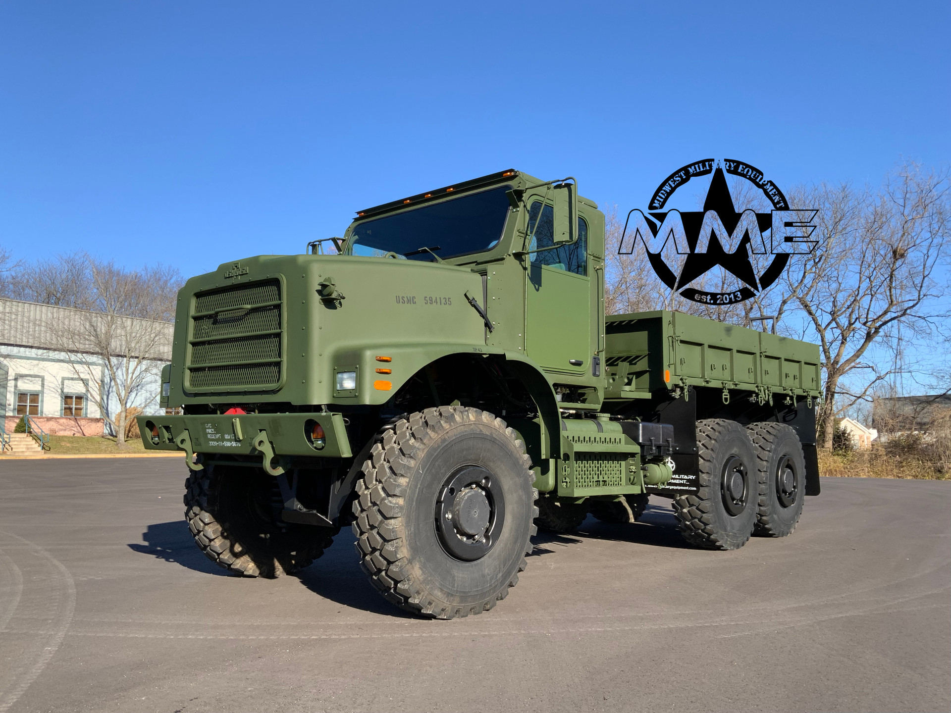 2016 Oshkosh MK23 7 Ton MTVR 6x6 Cargo Truck - Midwest Military Equipment