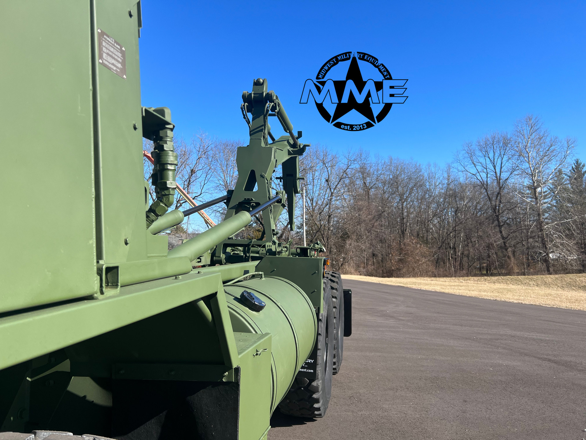 2007 Oshkosh M1120A2 HEMTT 8X8 Truck With LHS Hook Lift System W/ Air ...