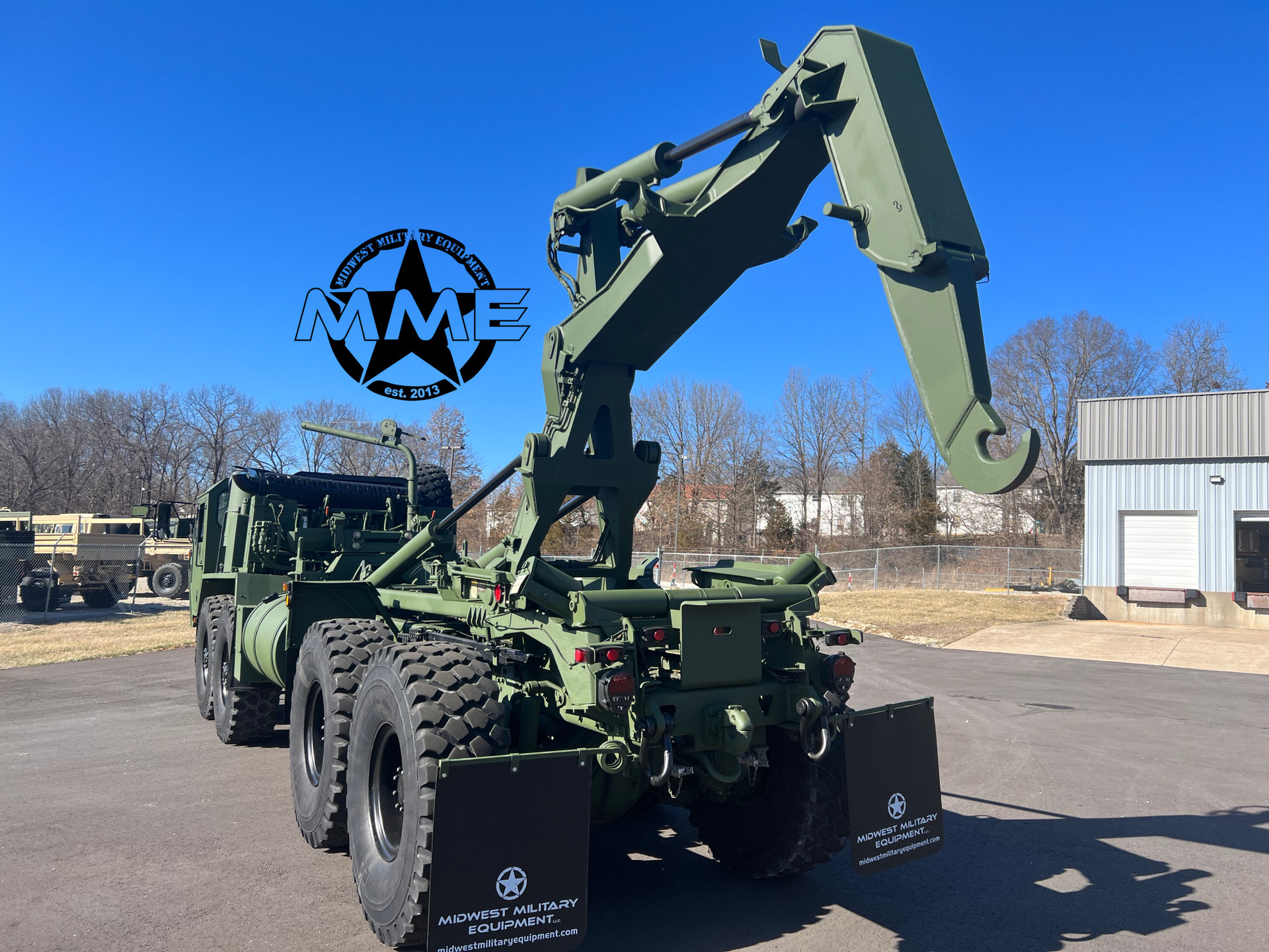 2007 Oshkosh M1120A2 HEMTT 8X8 Truck With LHS Hook Lift System W/ Air ...