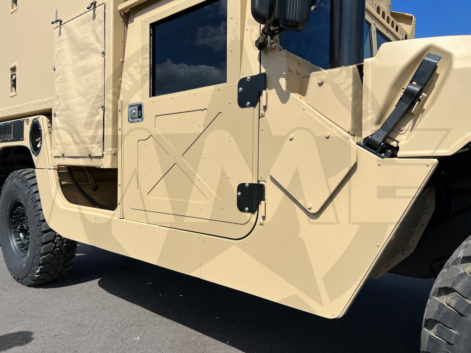Aluminum Overlay Side Panel Covers For Humvee / HMMWV