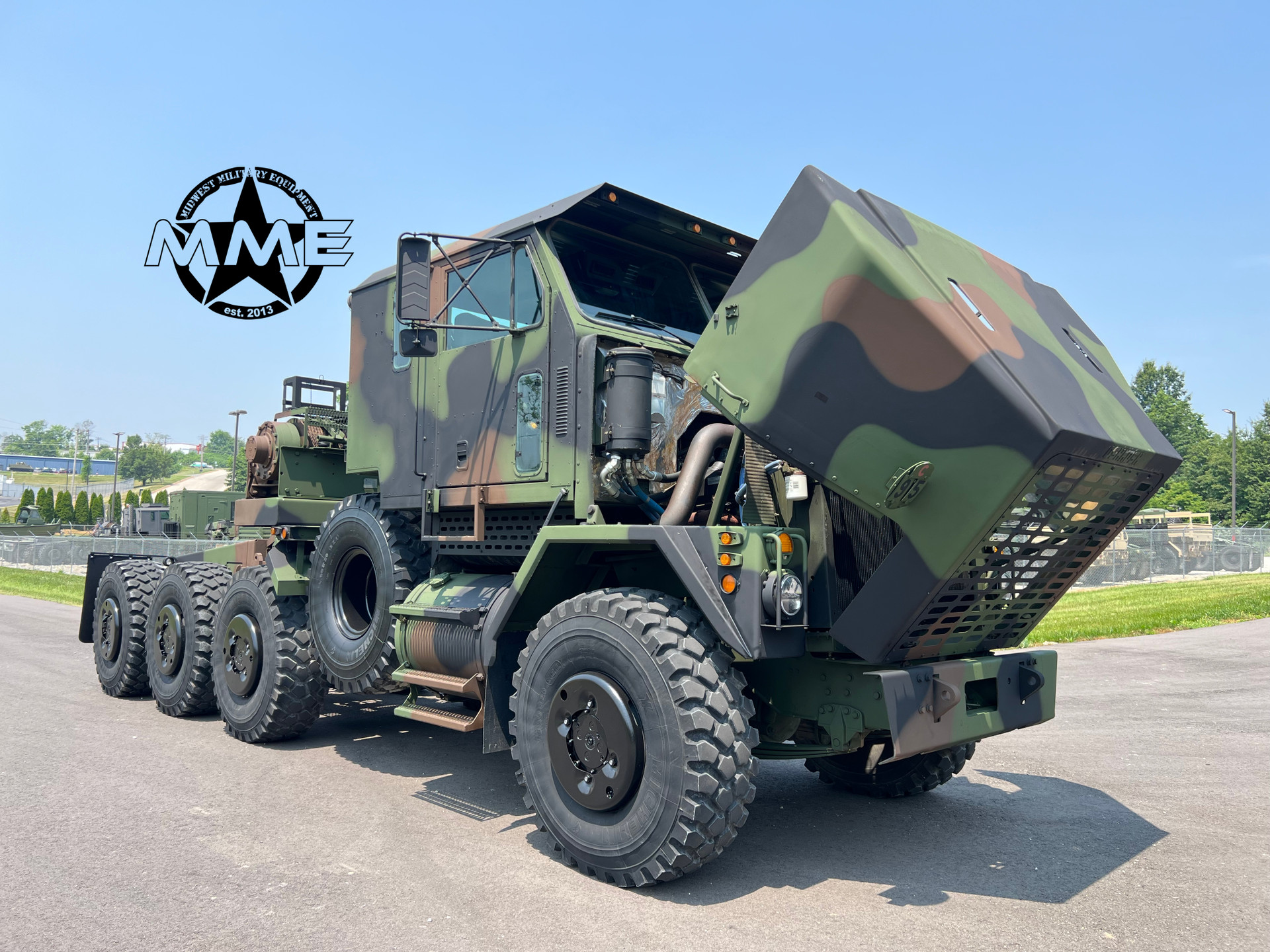 1994 Oshkosh M1070 8x8 HET Military Heavy Haul Truck Tractor Overhauled ...