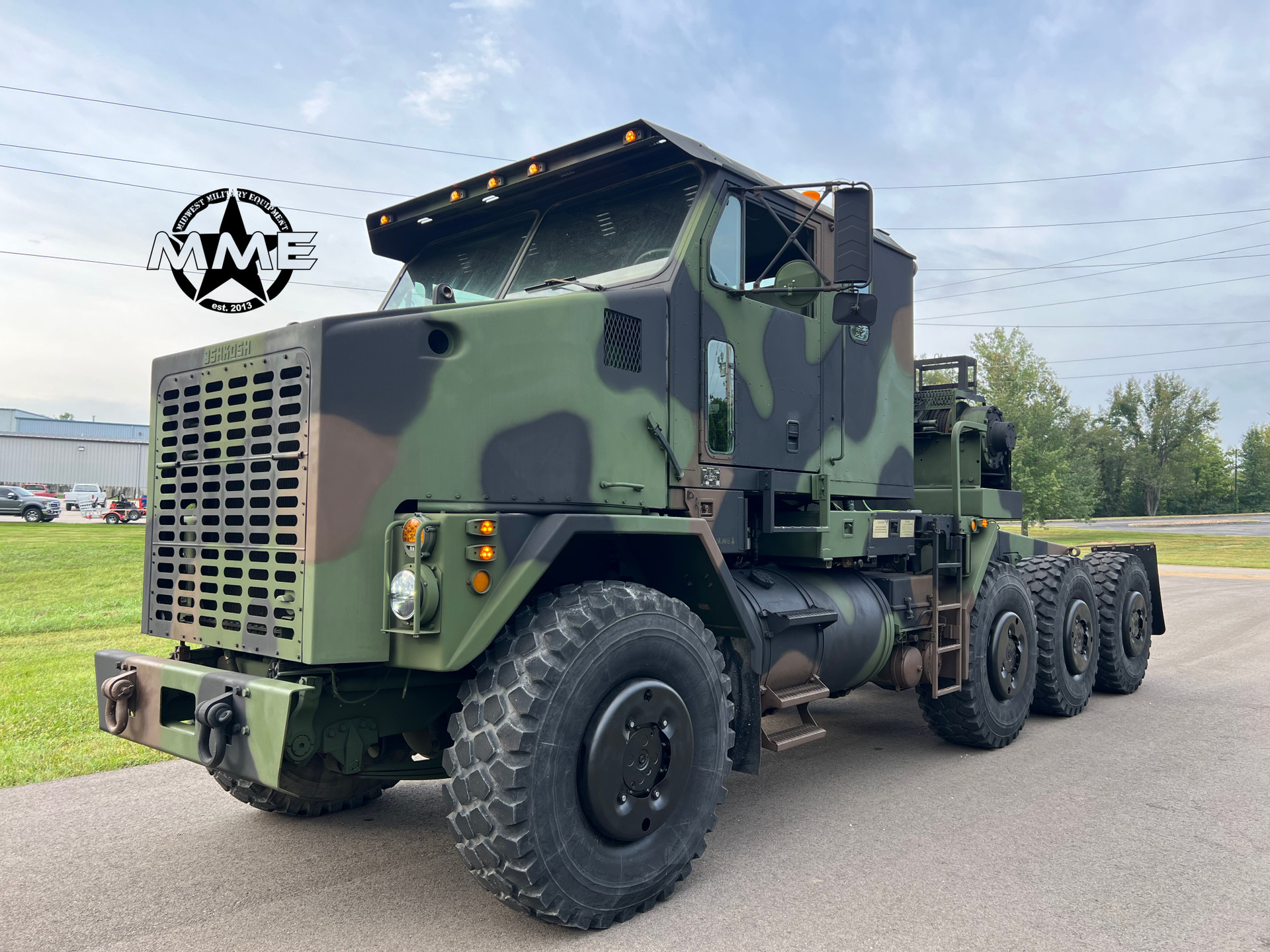 1994 Oshkosh M1070 HET 8x8 Military Heavy Haul Semi Tractor Truck