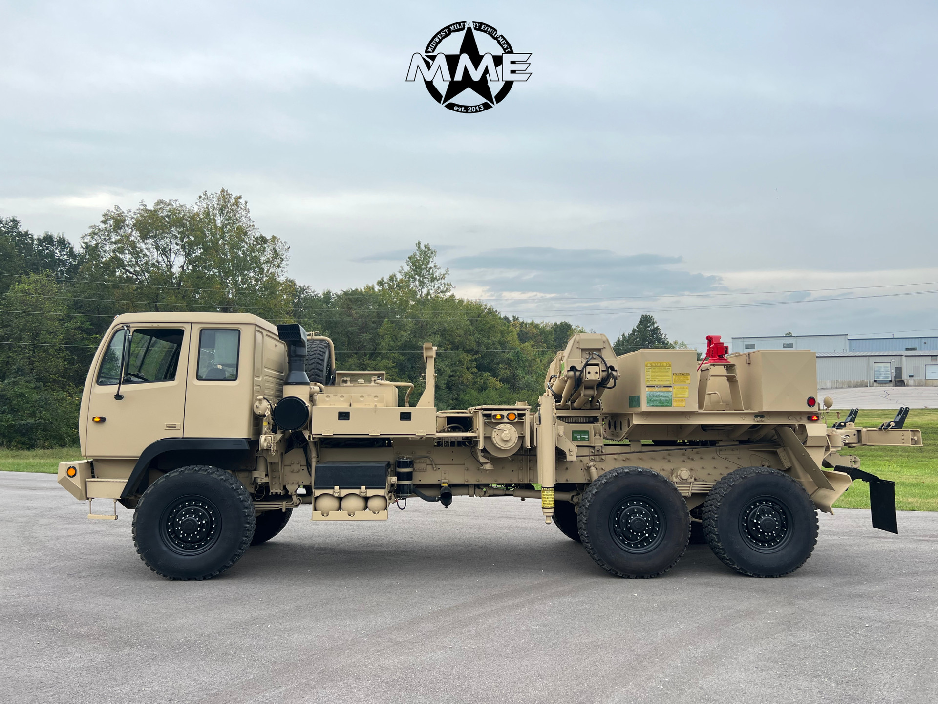1994 Stewart & Stevenson M1089 Military 6x6 Wrecker Truck