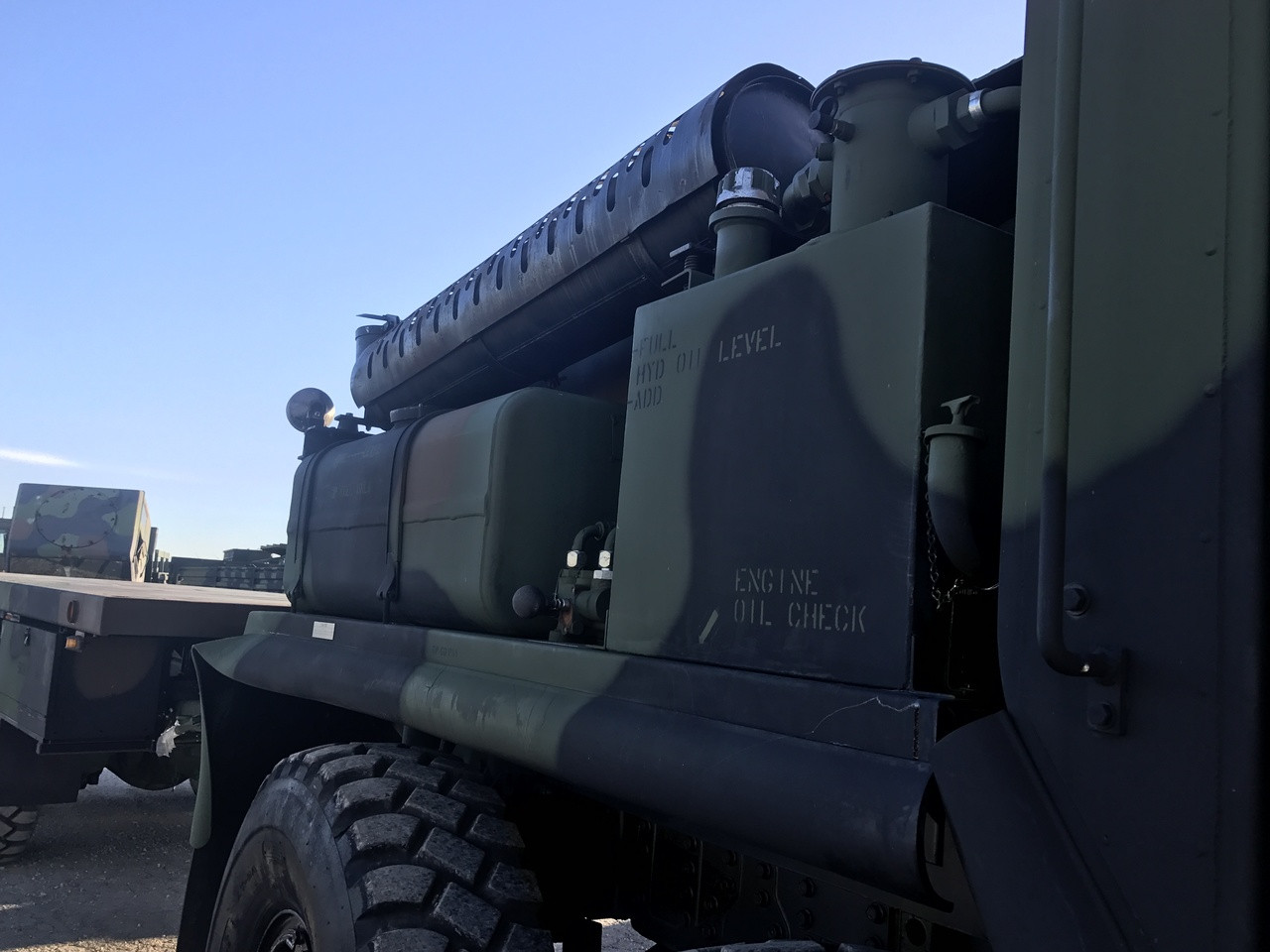 2010 Rebuild Oshkosh Mk48 LVS 8x8 Cargo Truck - Midwest Military Equipment