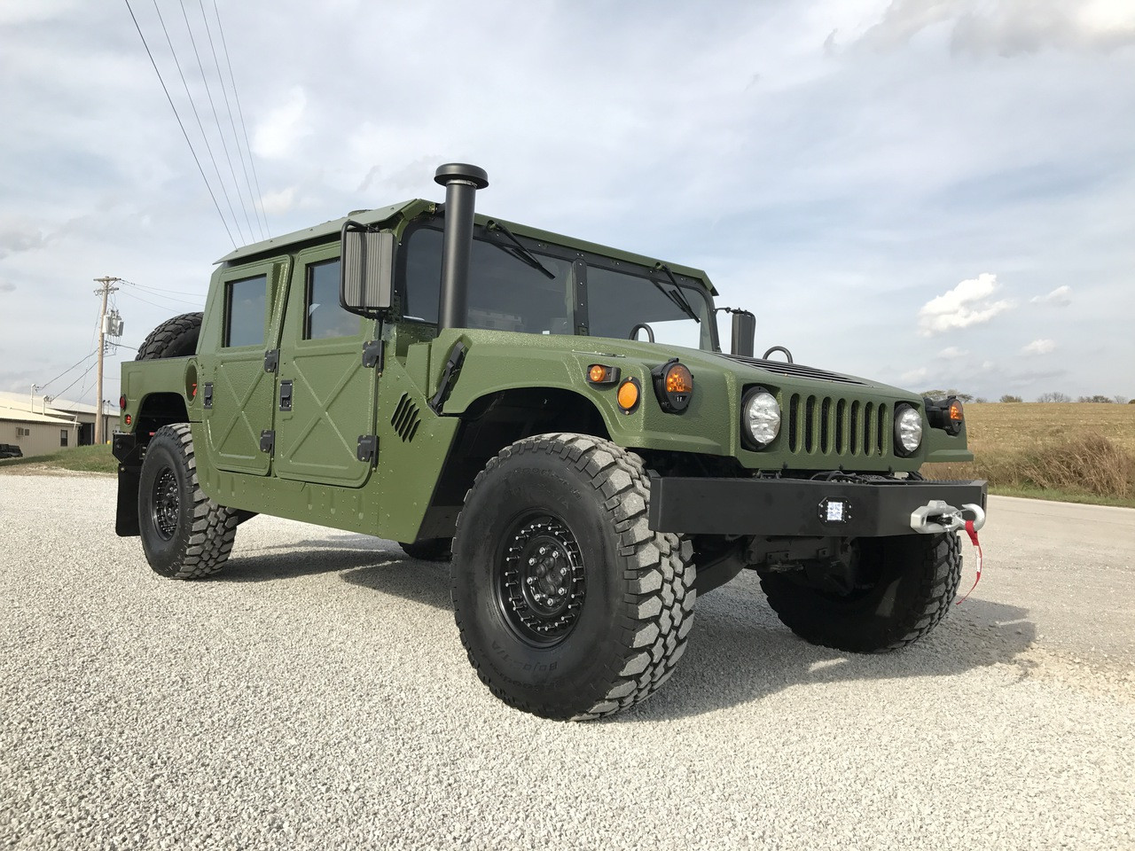 Green 4 MAN HMMWV M1123 1/4" ALUMINUM HARD TOP HUMVEE - Midwest ...