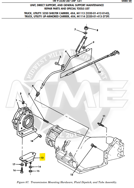 Humvee / HMMWV / H1 Parts - Transmission - 10K (A0-A1) - Transmission ...