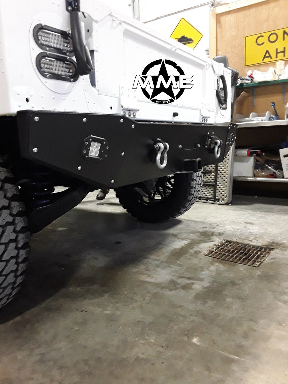 Rear Winch Bumper with LED's for HMMWV/ Humvee
