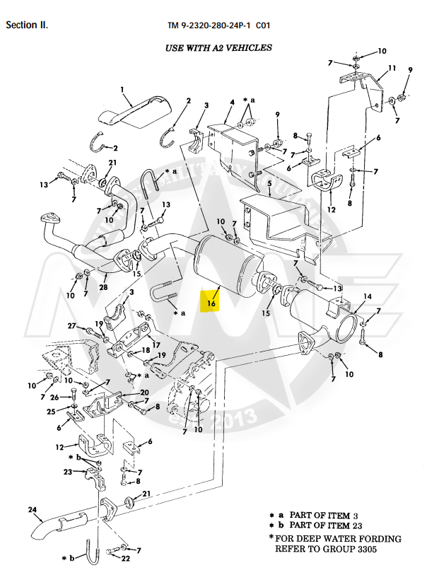 Humvee / HMMWV / H1 Parts - Engine - Exhaust - Page 2 - Midwest ...