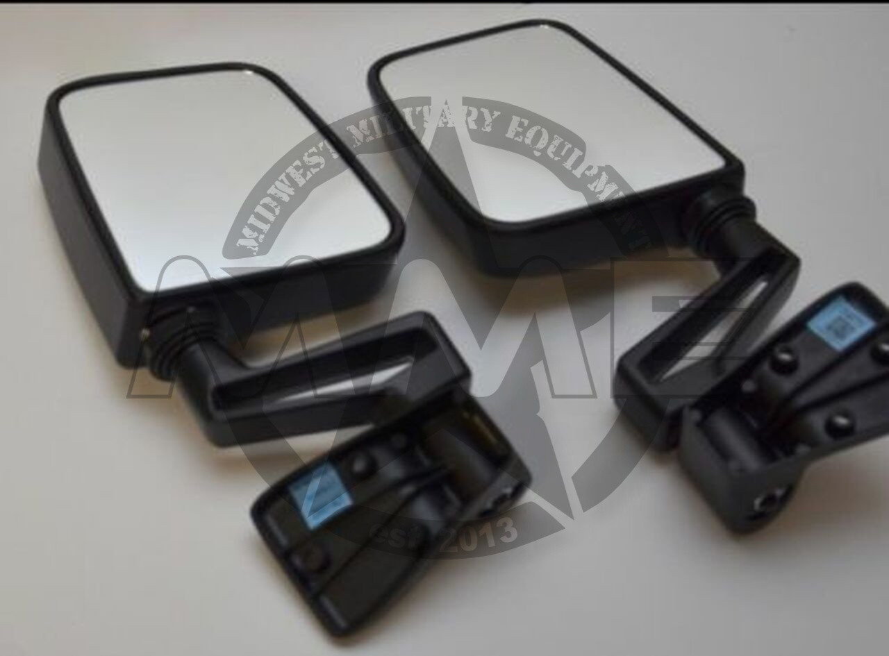 HMMWV HUMVEE MIRROR ASM BLACK LH COMPLETE - Midwest Military Equipment