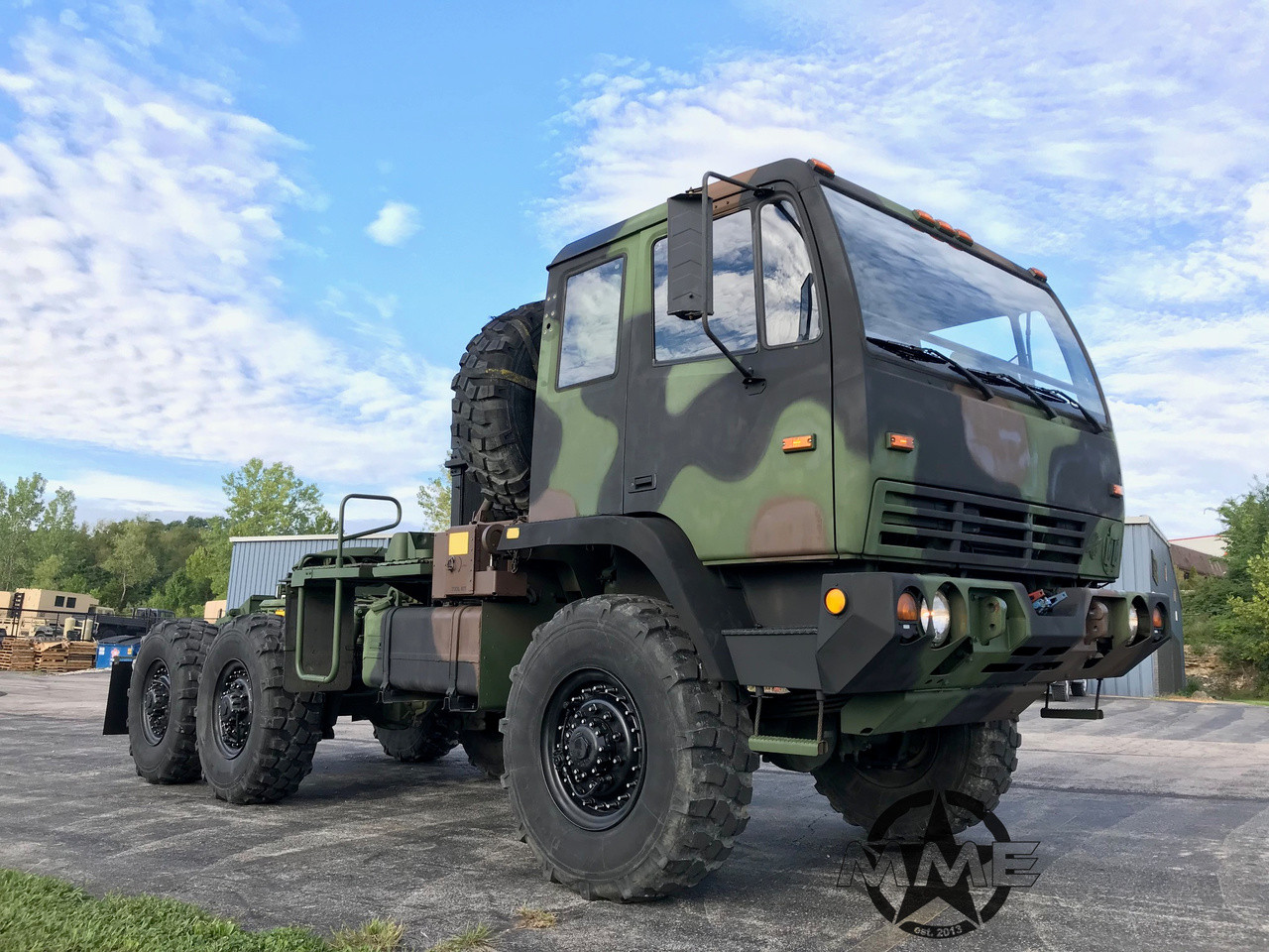 2001 Stewart & Stevenson M1088A1 5 Ton Military Semi Truck