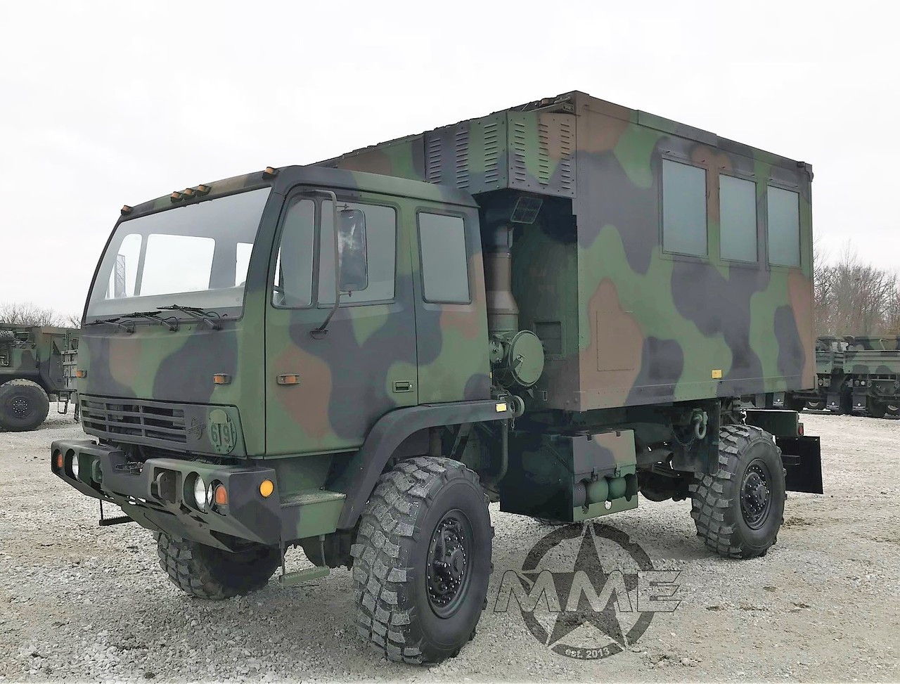M1079 2 1/2 Ton LMTV Stewart & Stevenson 4x4 Camper Truck