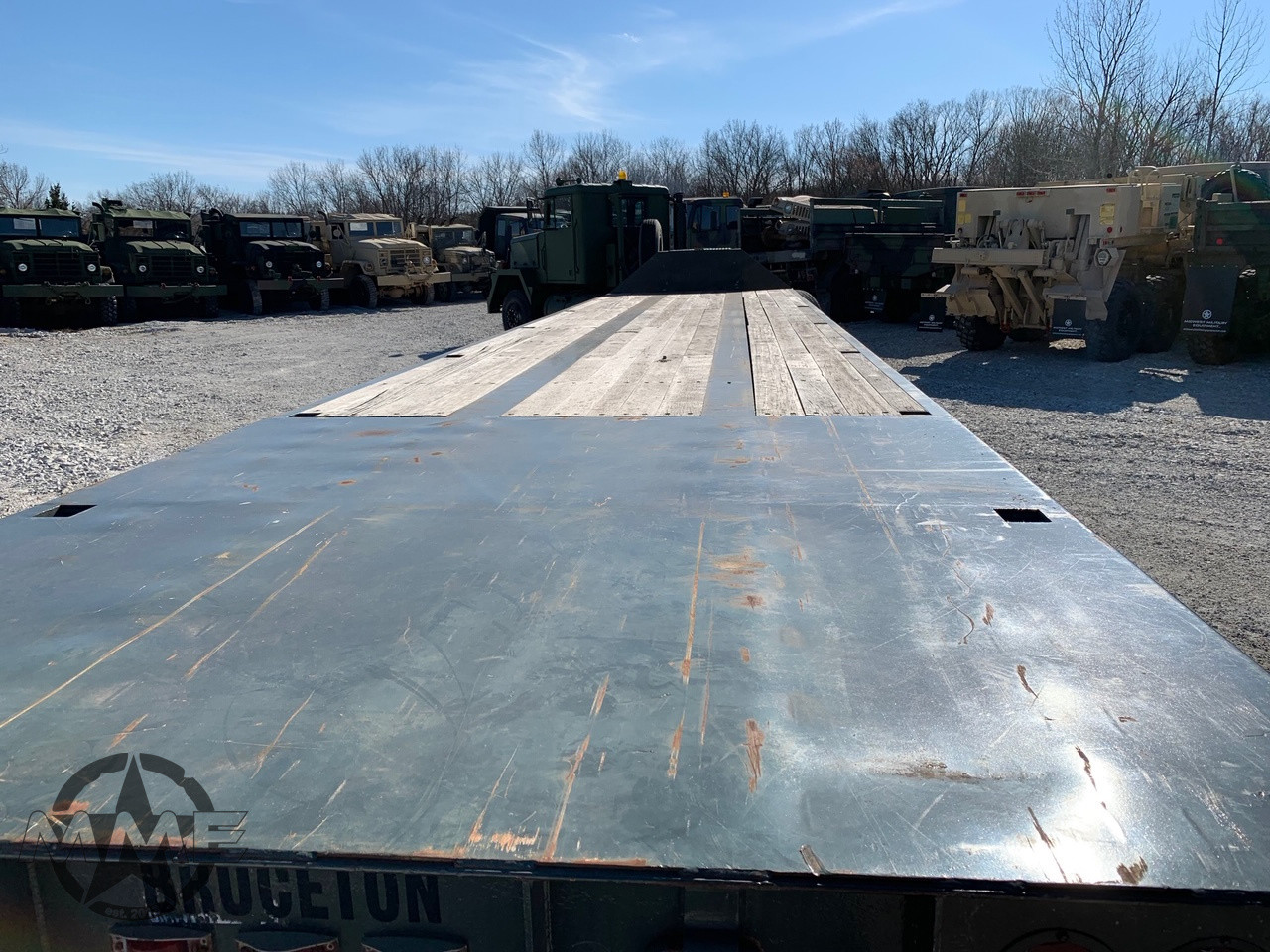 Military 20 Ton Drop Deck Trailer
