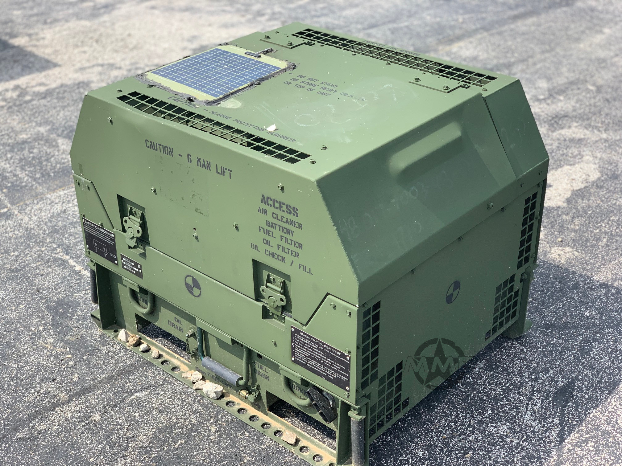 MEP-831A DIESEL GENERATOR 3KW 60HZ TACTICAL QUIET ONLY 3.9 Hours!!