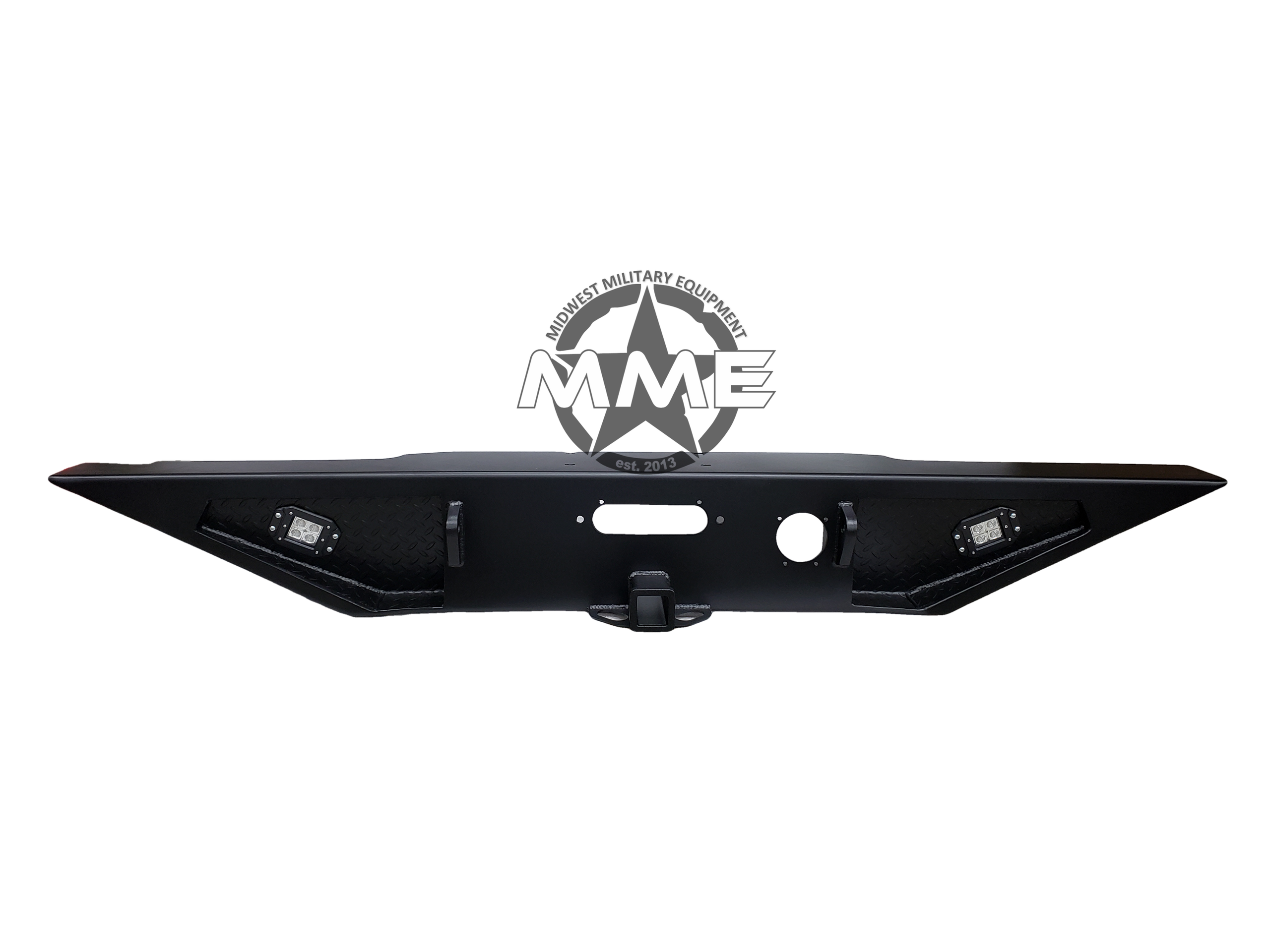 FRONT LOW PROFILE WINCH BUMPER FOR HUMVEE/HUMMER/HUMVEE (NO BAR ...