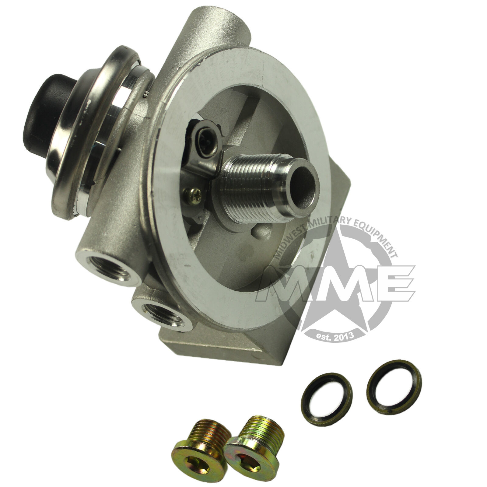 Fuel Filter Adapter Head with Primer LMTV