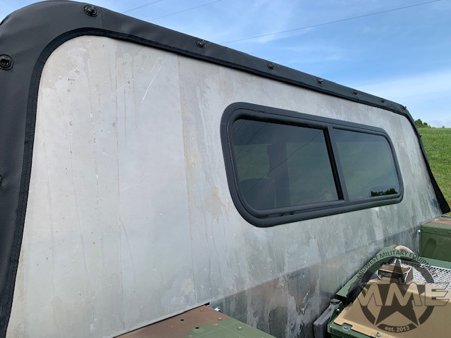 Aluminum Hard Rear Curtain For Soft Top Humvee / HMMWV