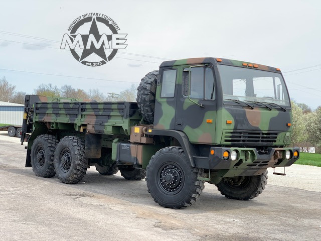 2004 STEWART & STEVENSON M1084A1 6X6 5 TON Cargo TRUCK W/ REAR MATERIAL ...