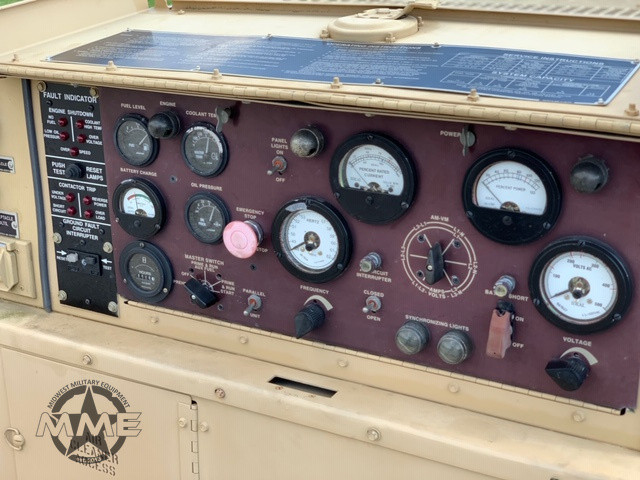 15 KW MEP-804A DIESEL MILITARY TACTICAL QUIET GENERATOR ( 110 Hours)
