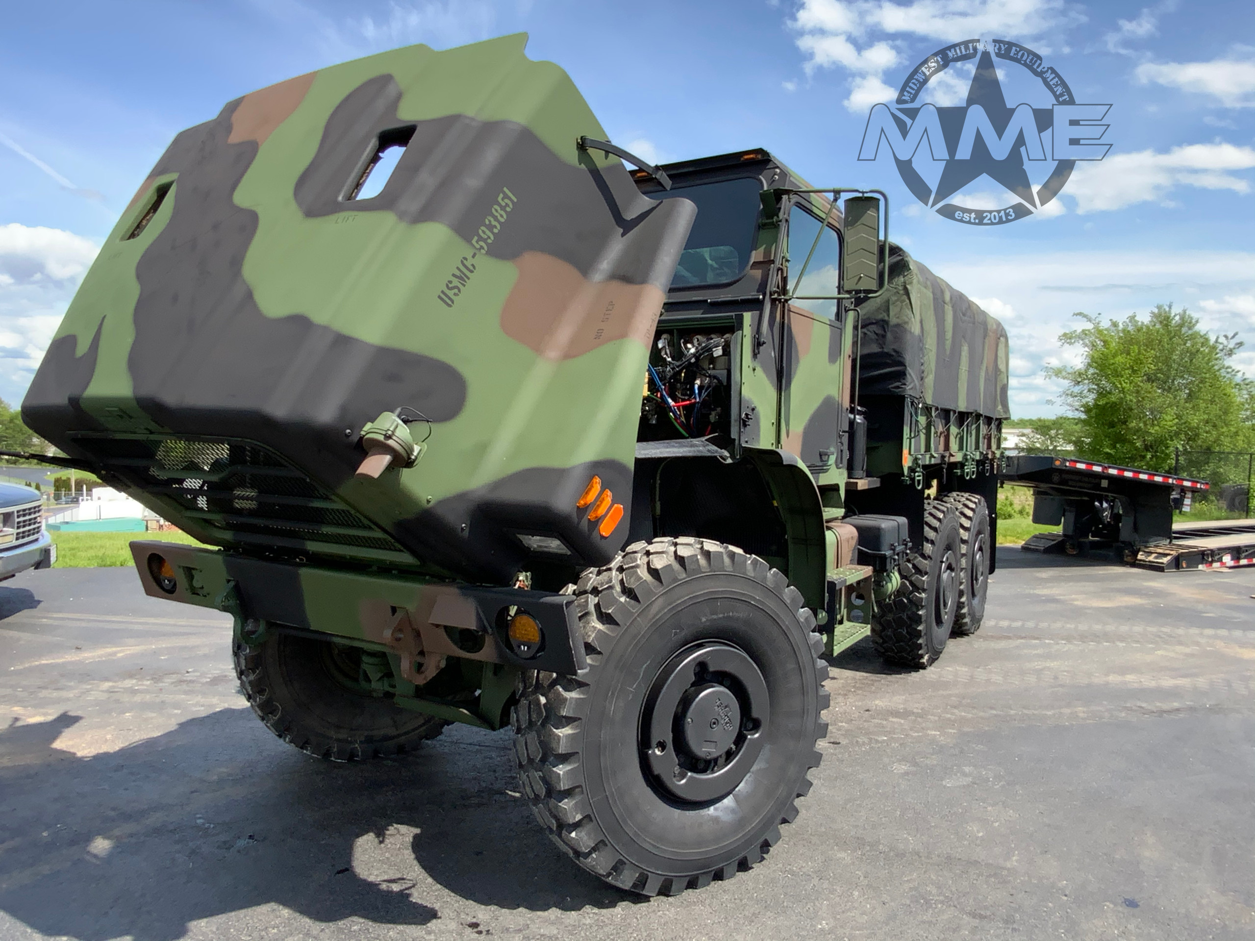 2003 Oshkosh MK23 MTVR 7 Ton 6x6 Cargo Truck - Midwest Military Equipment