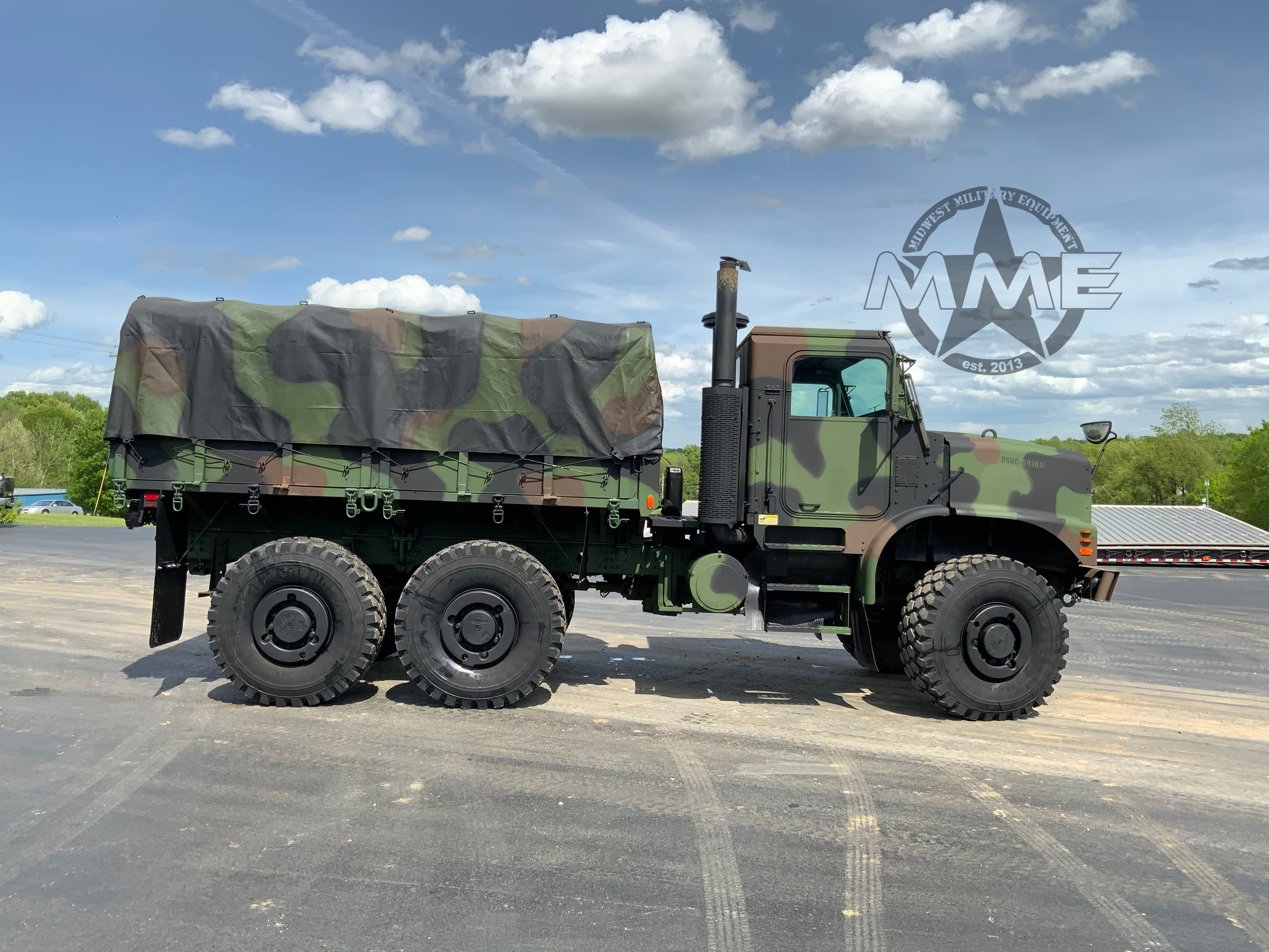 2003 Oshkosh MK23 MTVR 7 Ton 6x6 Cargo Truck