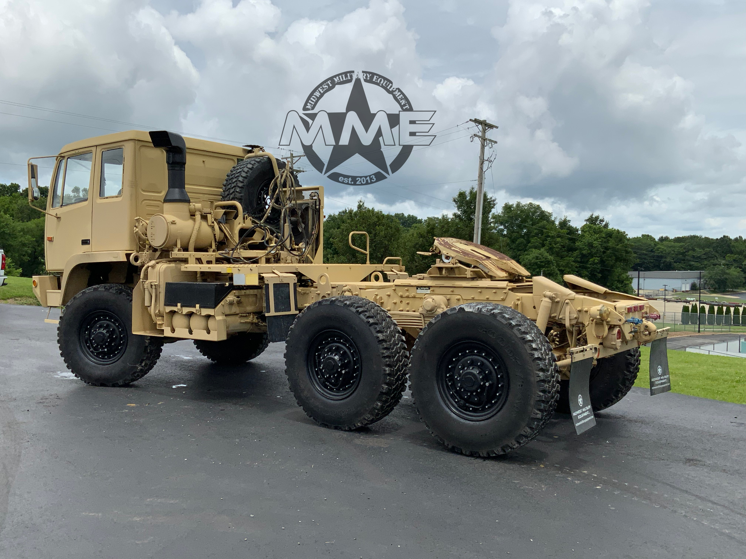 2002 Stewart & Stevenson M1088A1 5 Ton 6x6 Military Semi Truck Tractor ...