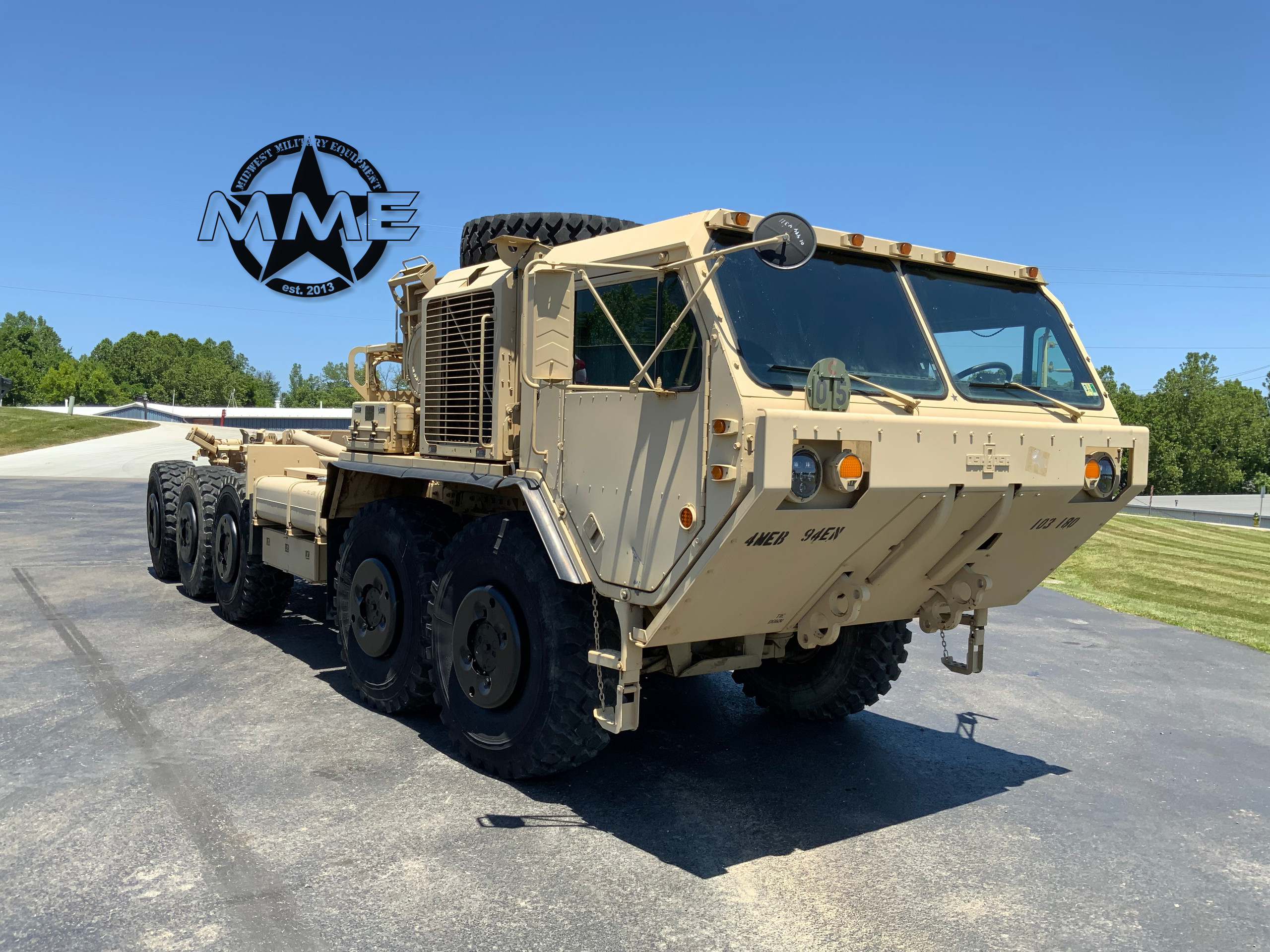 2011 Oshkosh M1075a1 10X10 PLS Hooklift Truck - Midwest Military Equipment