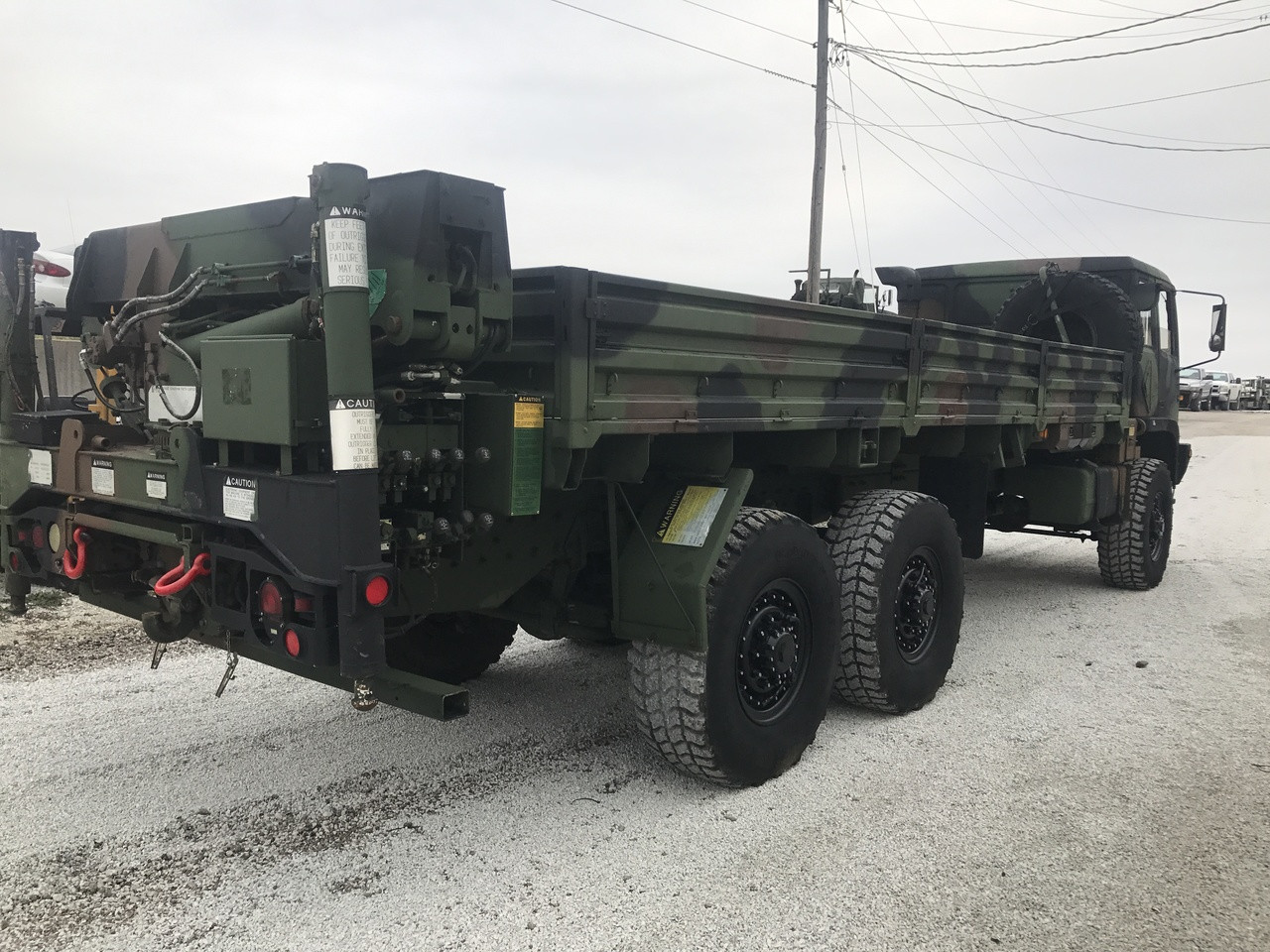 Stewart & Stevenson M1086 6x6 5 Ton Cargo Truck With Material Handling ...