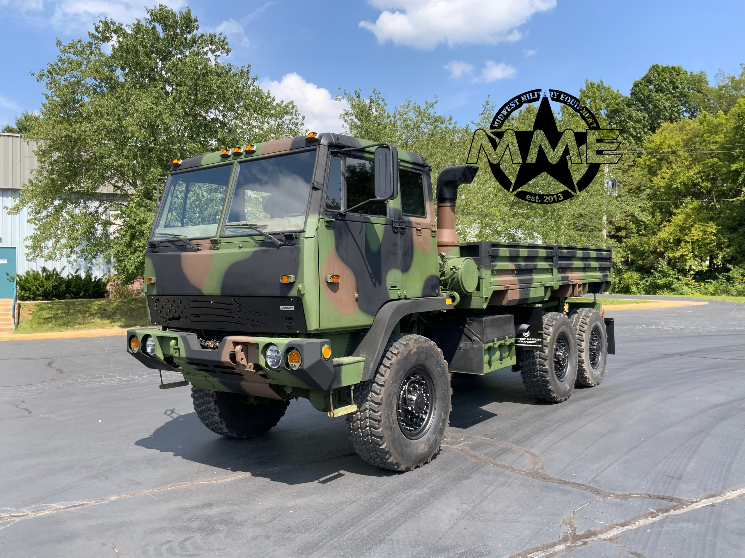 1994 Stewart & Stevenson M1093 5 Ton Military MTV Cargo Truck