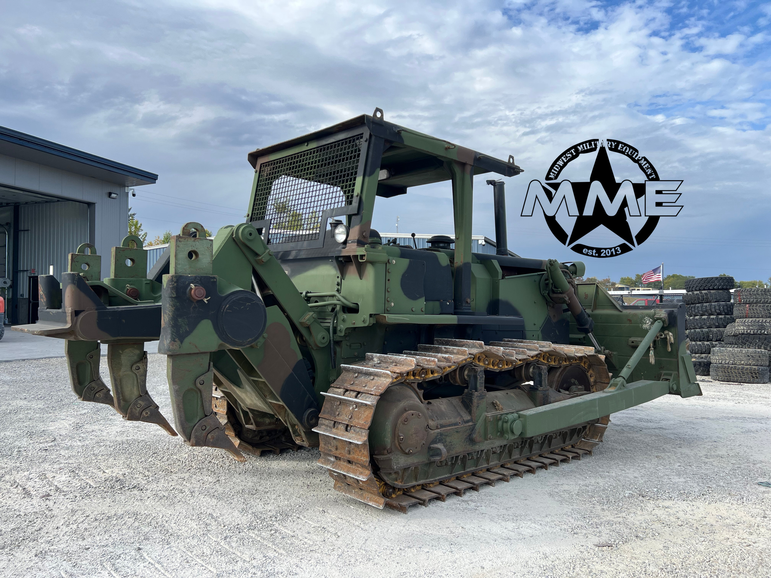 Caterpillar D7F Dozer With 3 Shank Ripper