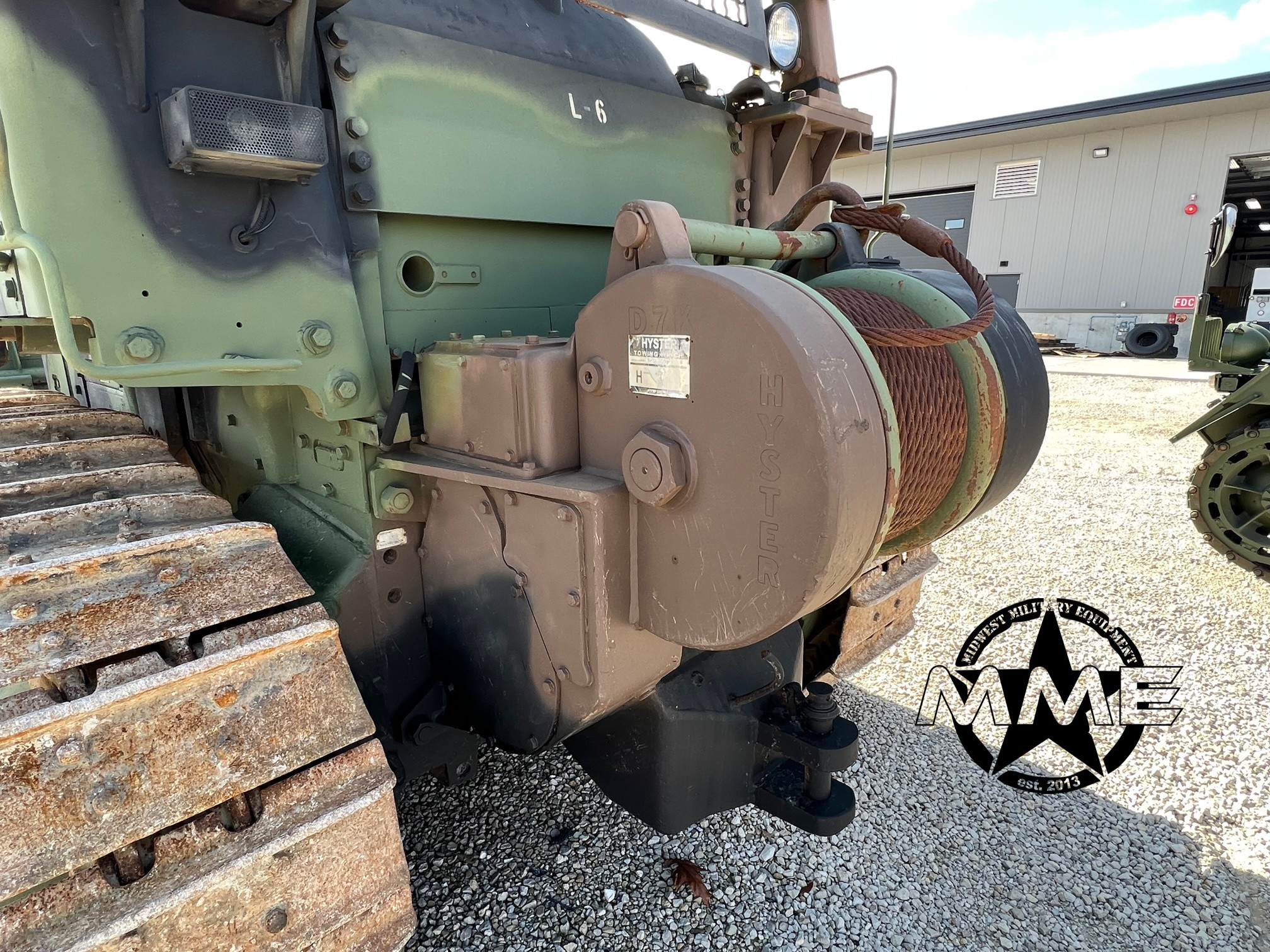 Caterpillar D7F Dozer With Hydraulic Hyster Rear Winch Ex-Military