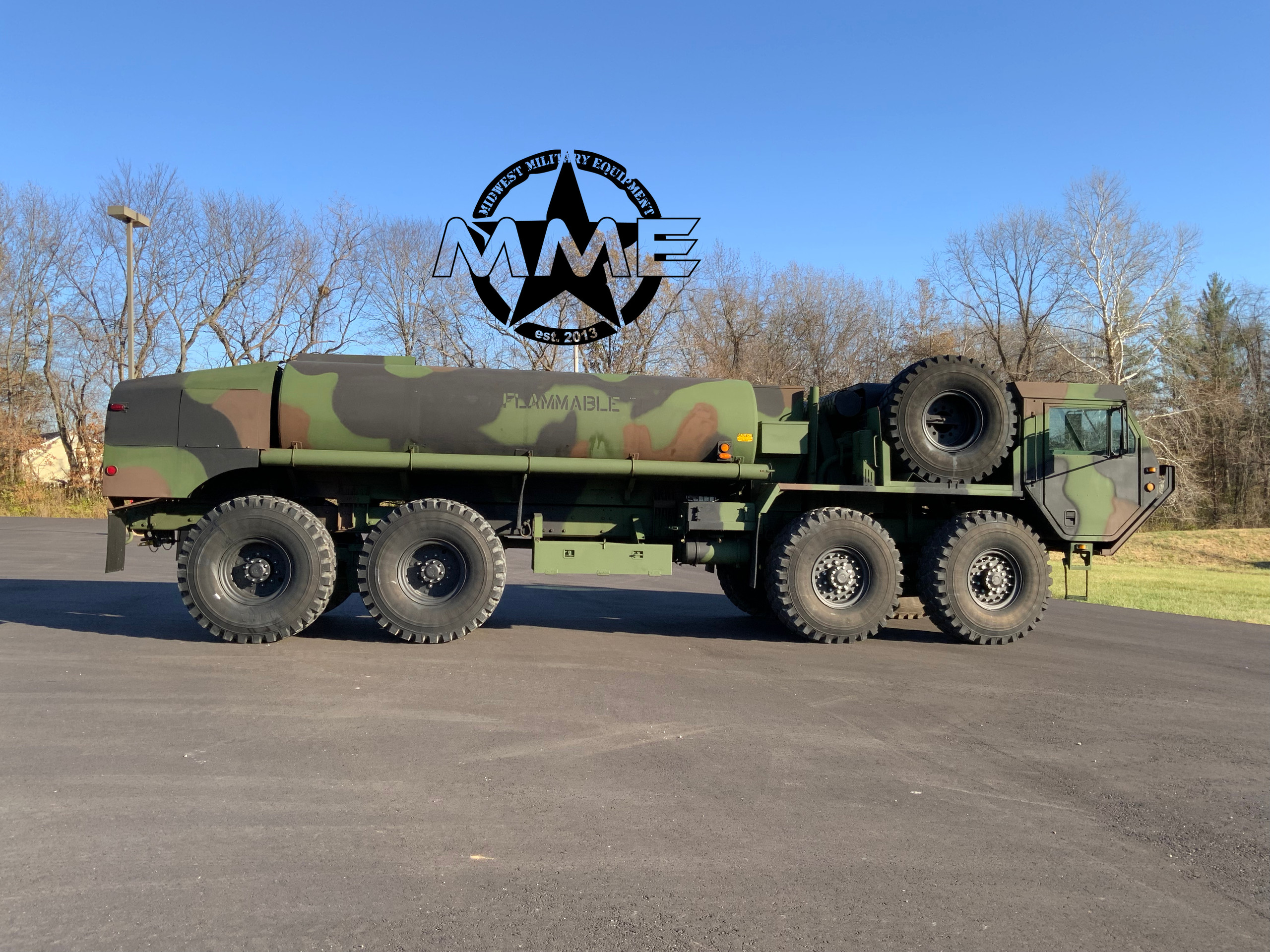 1990 Oshkosh Hemtt M978 Fuel Tanker Truck 8x8